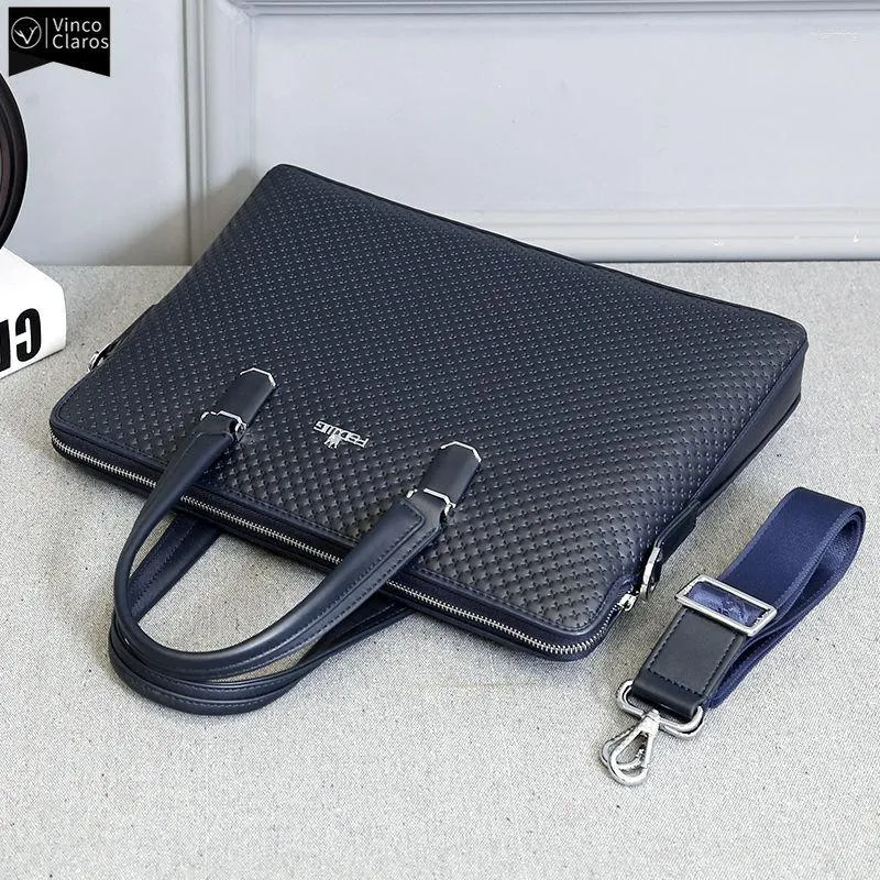 DHgate.com:Mens Leather Briefcase, Comfortable Soft Genuine Leather ...