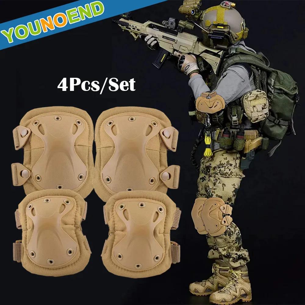DHgate.com:4Pcs Military Knee Elbow Pads Tactical Protective Gear Army ...