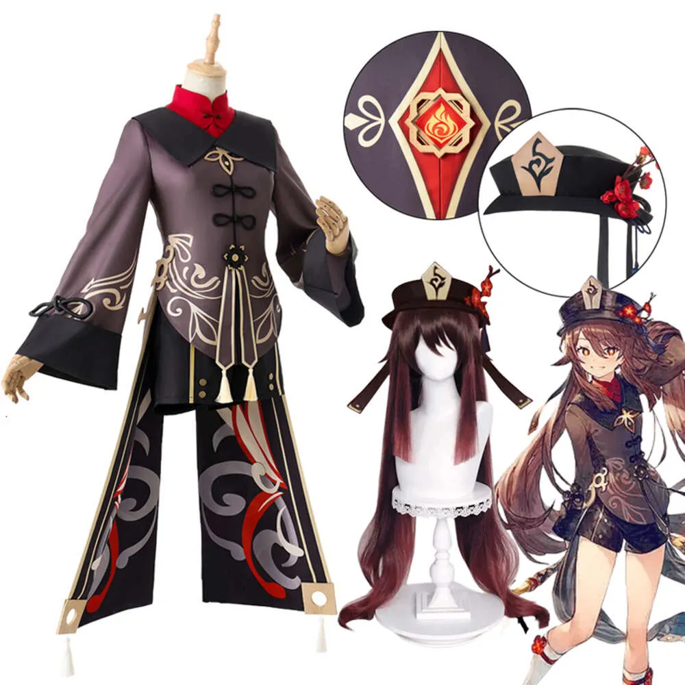 Hutao Cosplay Genshin Impact Hutao Cosplay Costume Hu Tao Chinese Style ...