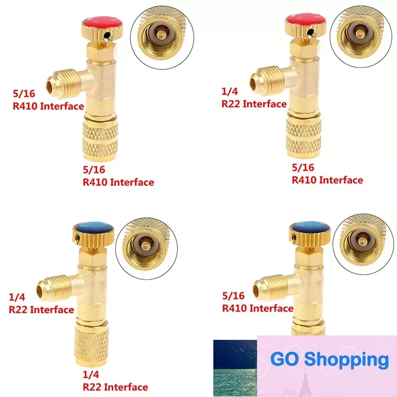 Top Liquid Safety Valve R410A R22 Air Conditioning Refrigerant Safety Adapter Air Conditioning ...