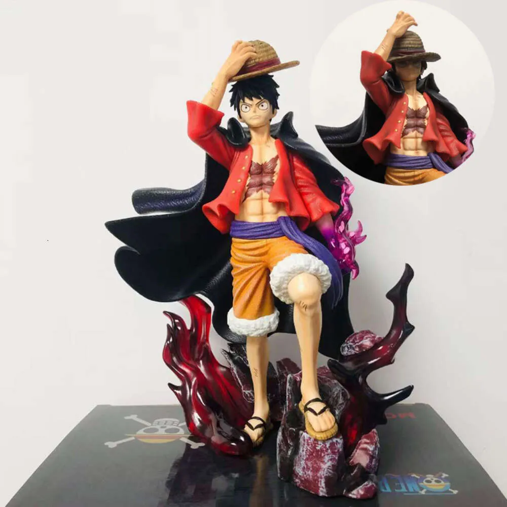 One Piece Luffy Pirate Mascot Costume Figure 25cm Collectible Anime ...