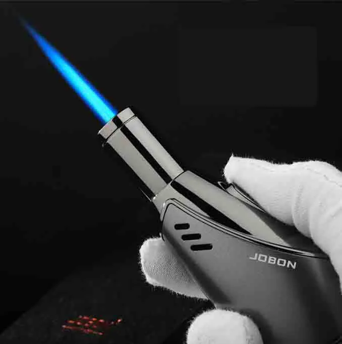 Latest Oval Torch Jet Inflatable Butane Straight Lighter Windproof No ...
