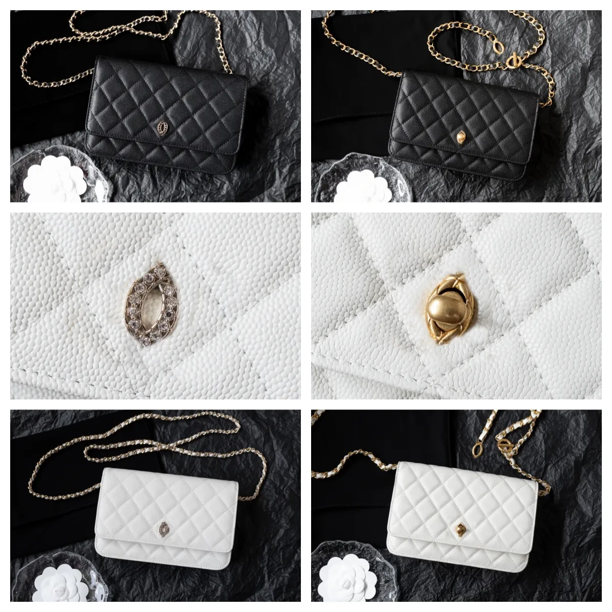 Designer Wallet For Women Elegant Chain Wallet, Premium Leather ...