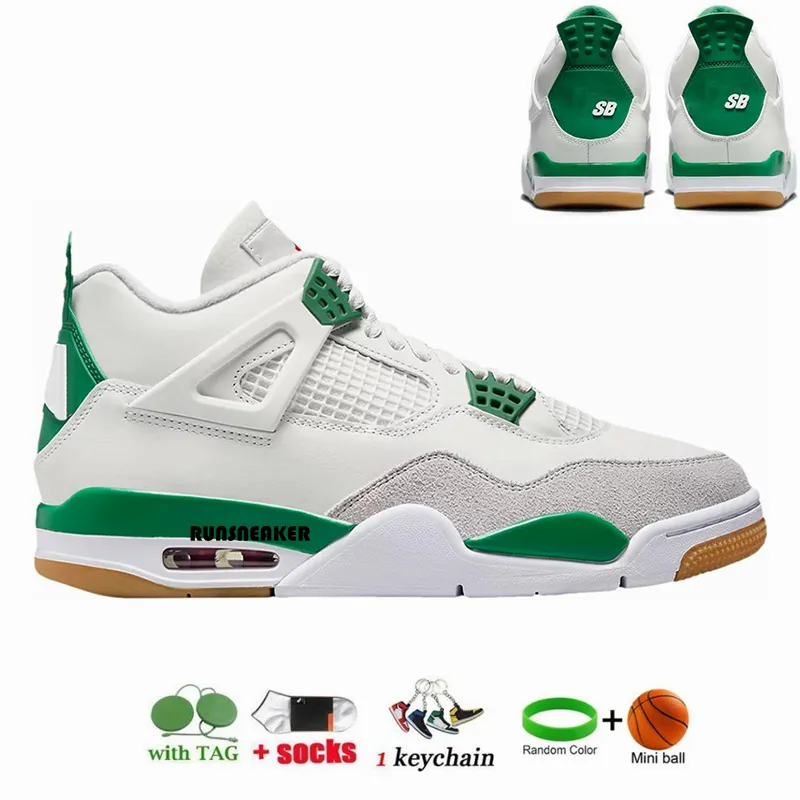 4s Men Multicolor Basketball Shoes Black Cat Georgetown Pine Green ...