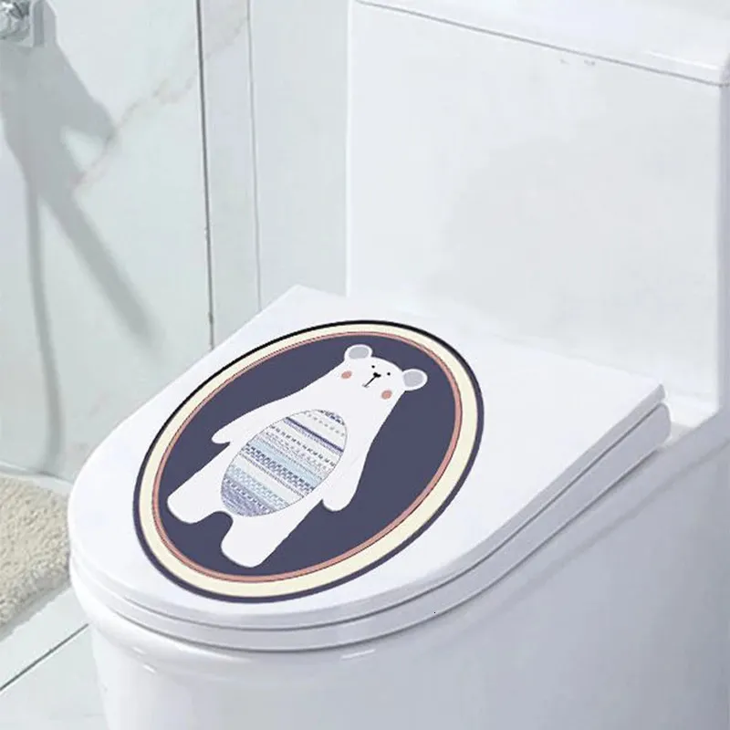 DHgate.com:Waterproof Cartoon Toilet Stickers, Creative Bathroom ...