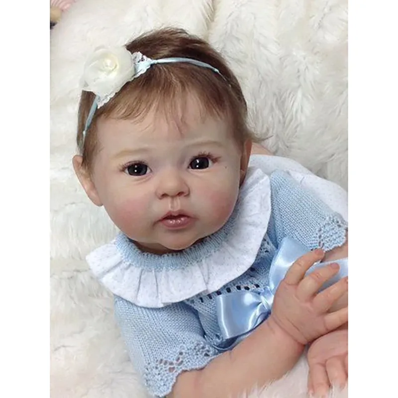 Lifelike Reborn Baby Doll - 20 Inch Raven Soft Touch Girl Doll, 3D Skin ...