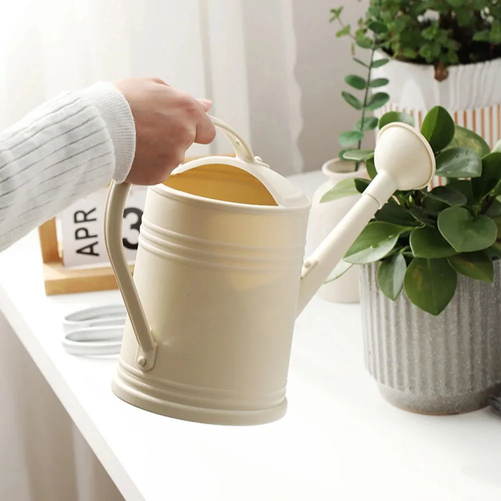 Flower Watering Can 2L Plastic Watering Pot With Long Spout For Indoor Houseplants, Succulents ...