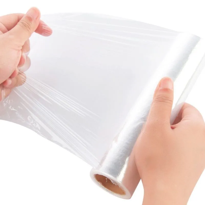 Food Grade Plastic Wrap - Kitchen Cling Film Roll for Food Storage ...