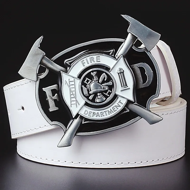 DHgate.com:Leather Firefighter Badge Fire Brigade Belt - DEPT Volunteer ...