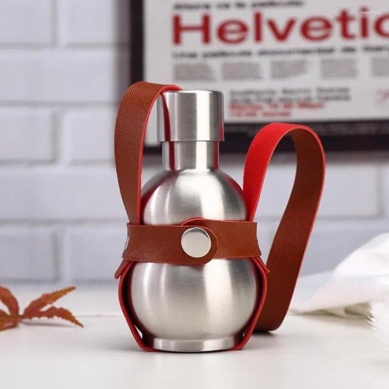 DHgate.com:Gourd Hip Flask Set - 8oz Stainless Steel Leakproof Flask ...