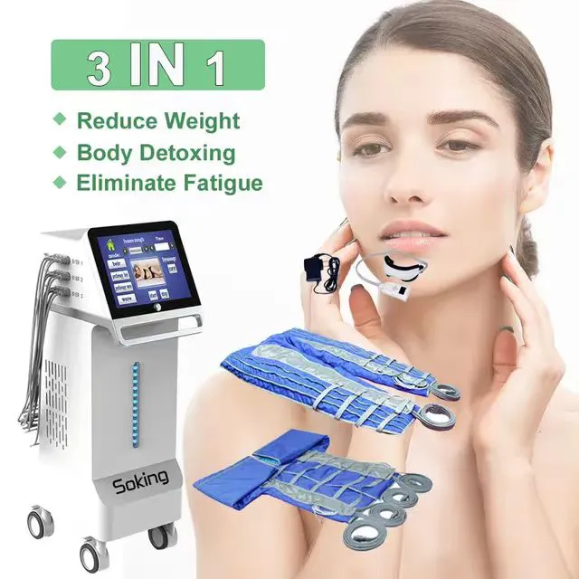 3 In 1 Infrared Pressotherapy Machine For Body Shaping, Stye Drainage ...