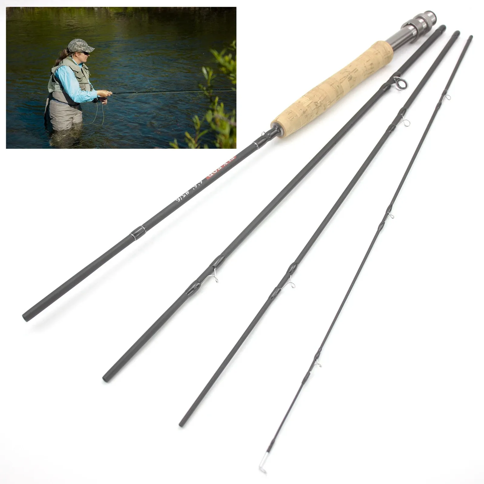 Ultralight Baitcasting Rod - 7FT Carbon Fiber Fishing Rod for Lake ...