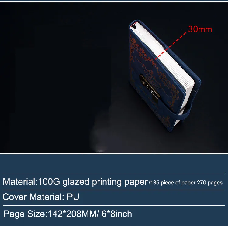 DHgate.com:Diary with Lock Combination Digital, Lockable Secrets ...