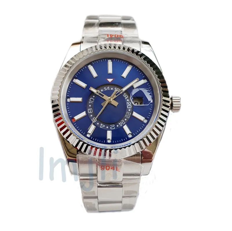 Mens Watches Mechanical Blue Automatic Wrist Watch For Men, 40mm ...