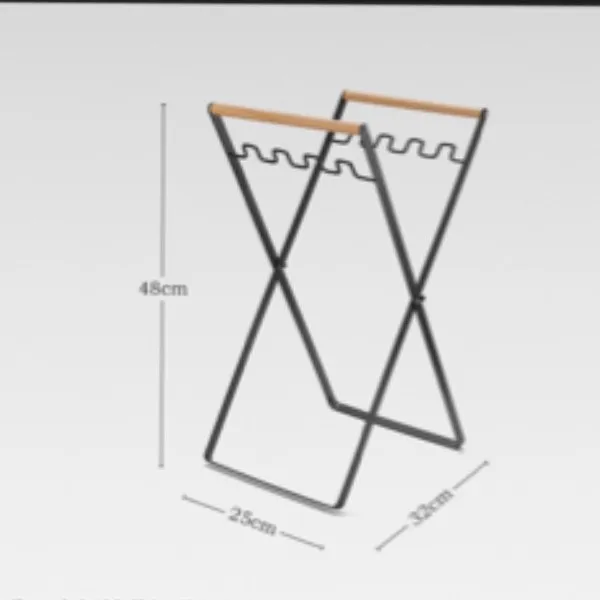 DHgate.com:2024 Space-Saving Foldable Kitchen Debris Rack: Wooden ...