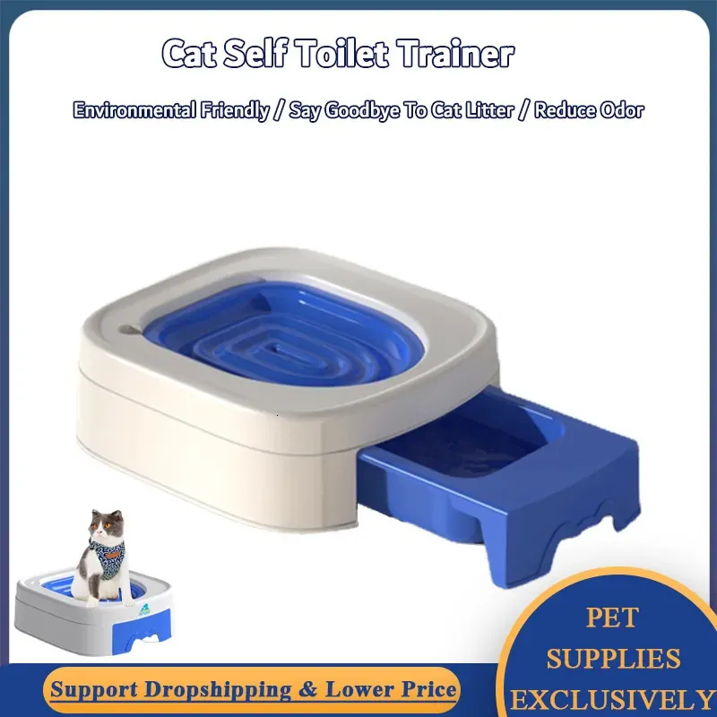DHgate.com:Cat Toilet Trainer Kit - Reusable Kitten Puppy Self Training ...