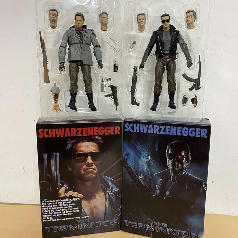 Mascot Costumes Neca Terminator T 800 Action Figure Schwarzenegger PVC ...