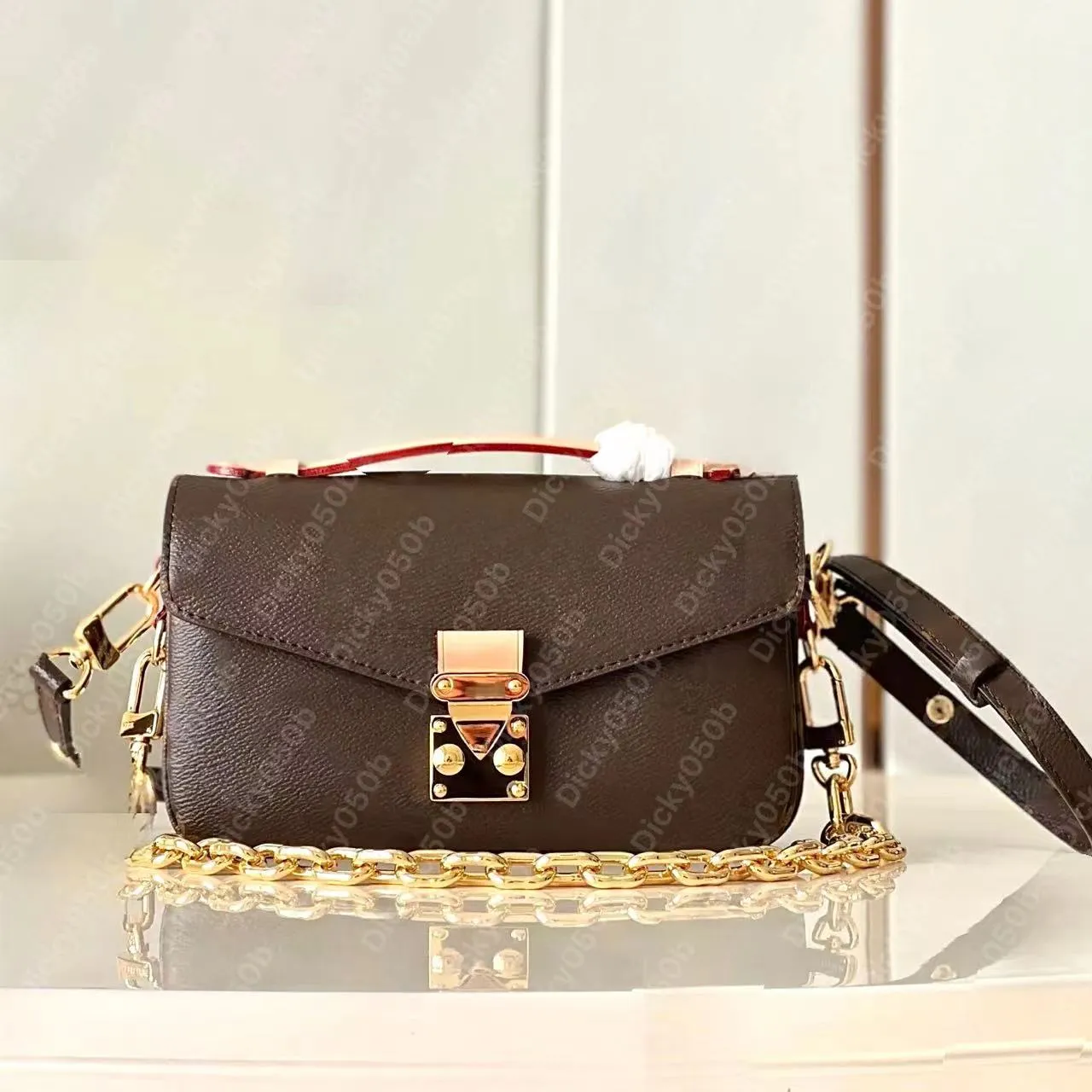 Designer Messenger Bag Chain Purse Handbag East West Metis Crossbody ...