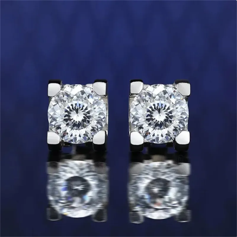DHgate.com:Sterling Silver Solitaire Stud Earrings | Lab Diamonds ...