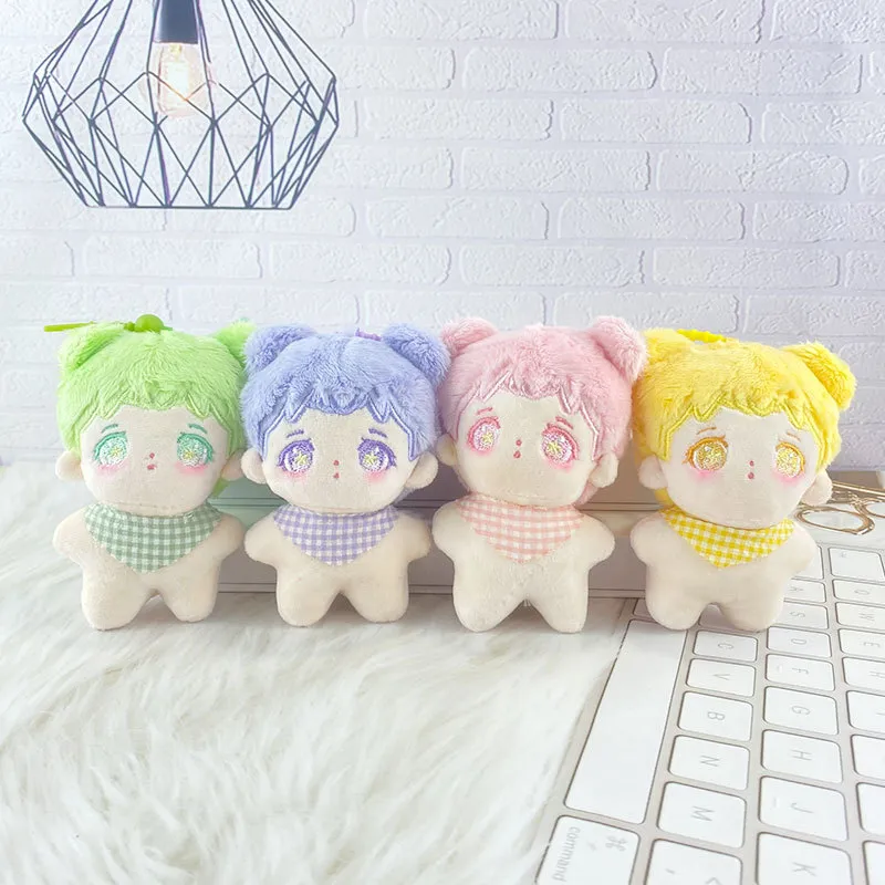 Popular Cartoon Figure Plush Doll Keychain: Soft Cotton Pendant For ...