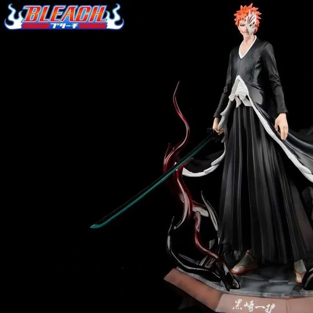 Mascot Bleach Kurosaki Ichigo PVC Action Figure 30cm Anime Statue Model ...