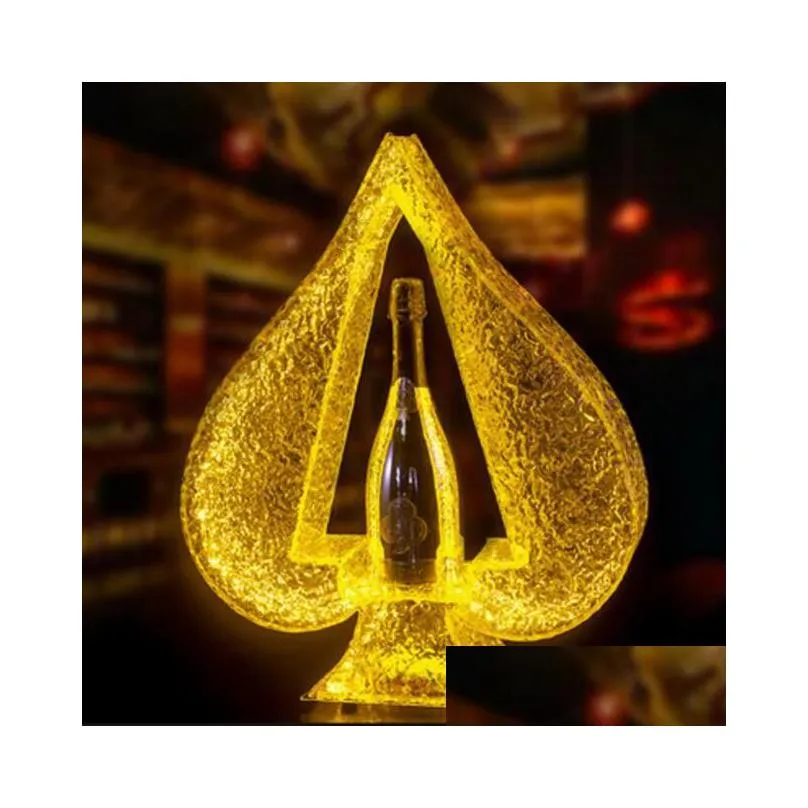 DHgate.com:Rechargeable Gold LED Champagne Glorifier Display Stand for ...