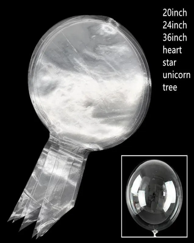 Clear Bobo Balloons - 20/36 Inch Transparent Helium Balloons for ...