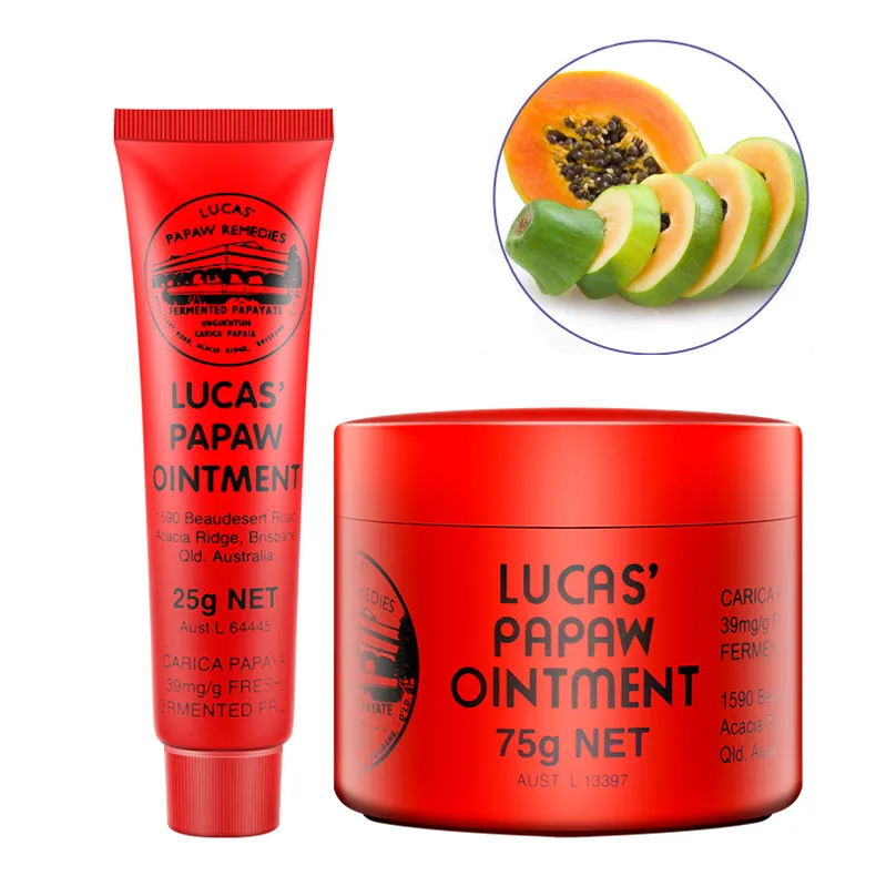 Lucas Papaw Fucithalmic Eye Ointment 100% Original Australian Cracked Lips Gravel Rash Nappy For ...