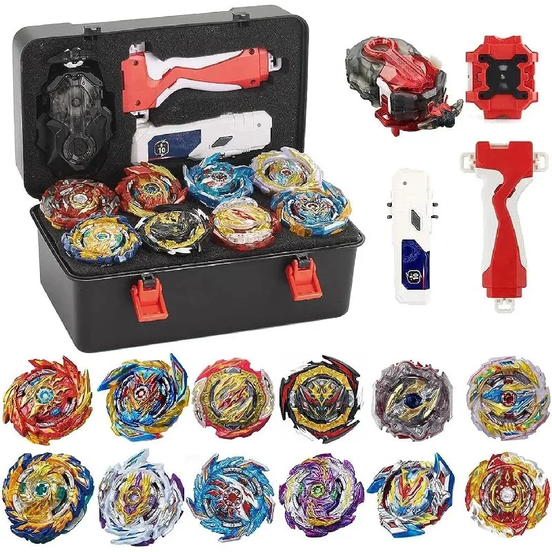 Spinning Top Beyblades Burst Blade Toy Set Gift With Portable Box 12 ...