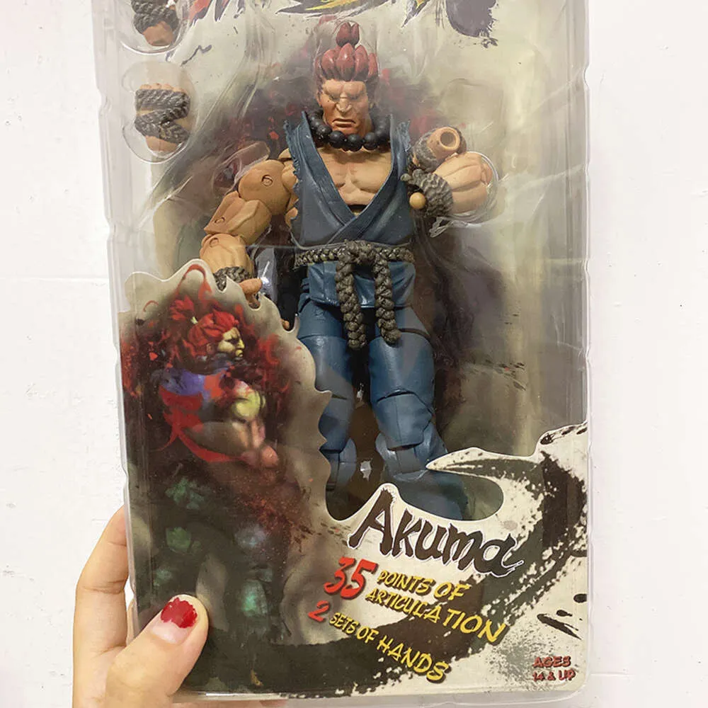 Neca Street Fighter Action Figures Ryu, Ken, Guile, Akuma, Chun Li ...