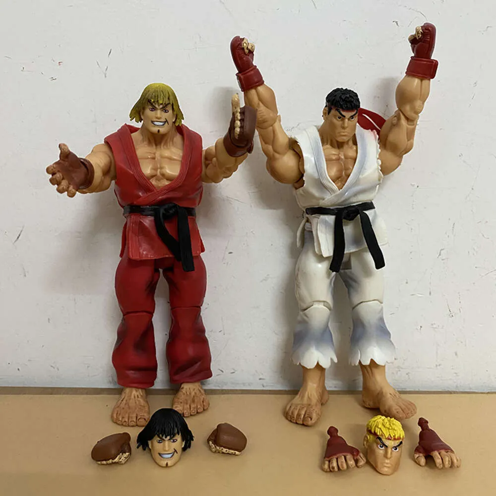 Neca Street Fighter Action Figures Ryu, Ken, Guile, Akuma, Chun Li ...