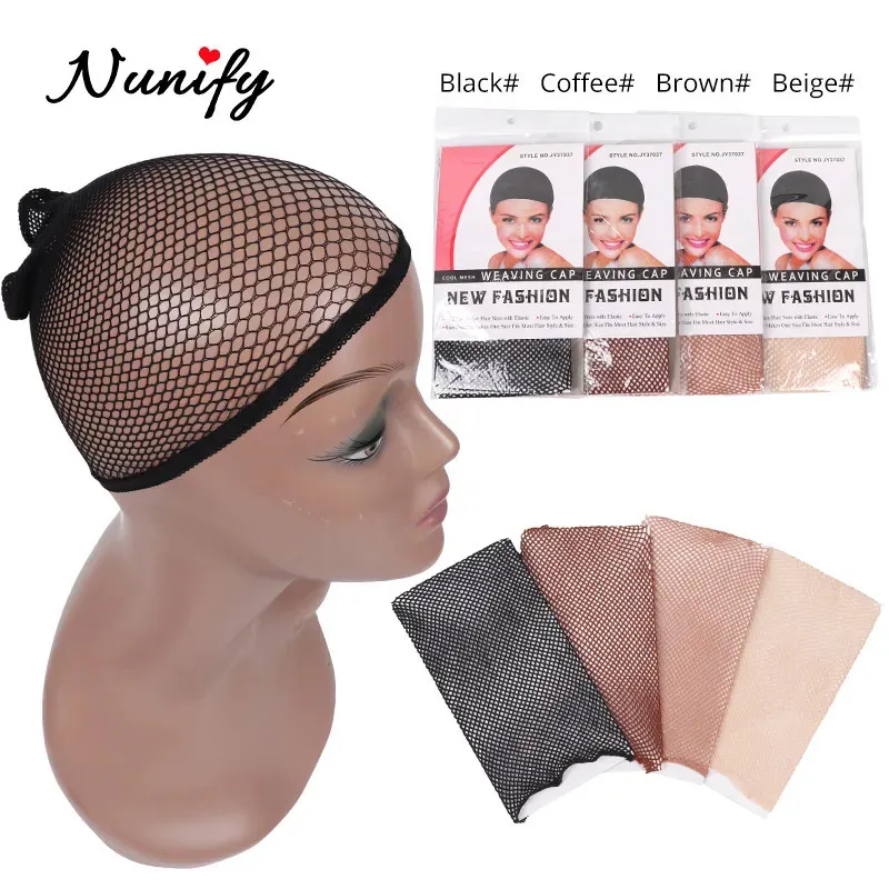 Nunify Breathable Mesh Dome Wig Cap: Glueless Stretchable Spandex Hair ...