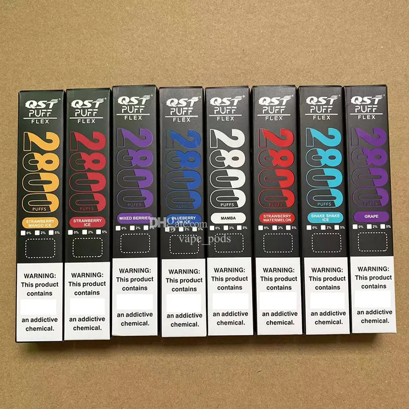 DHgate.com:HOT Puff Flex QST disposable device vape E Cigarette kits 0% ...