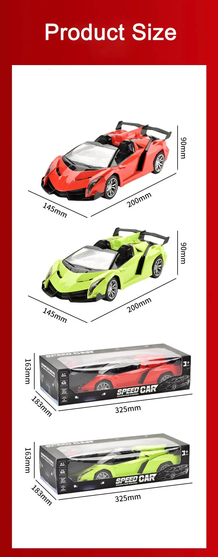 High Speed Electric Rc Cars Drift With LED Light, Remote Control, And ...