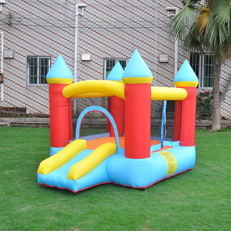 Inflatable Moonwalk Mini Bounce House For Kids Small My Bouncer Little ...