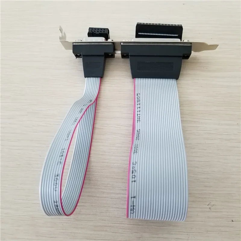 DB25 25Pin Parallel Port Printer LPT + RS 232 RS232 COM DB9 9Pin Serial ...