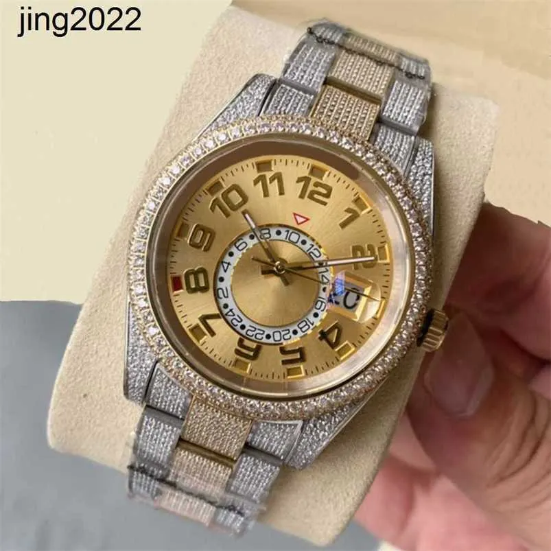 DHgate.com:Mens Luxury Full Simulated Diamond Automatic Quartz Watch ...