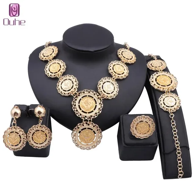 DHgate.com:Exquisite Gold Jewelry Set: Italian Elegance for Weddings ...