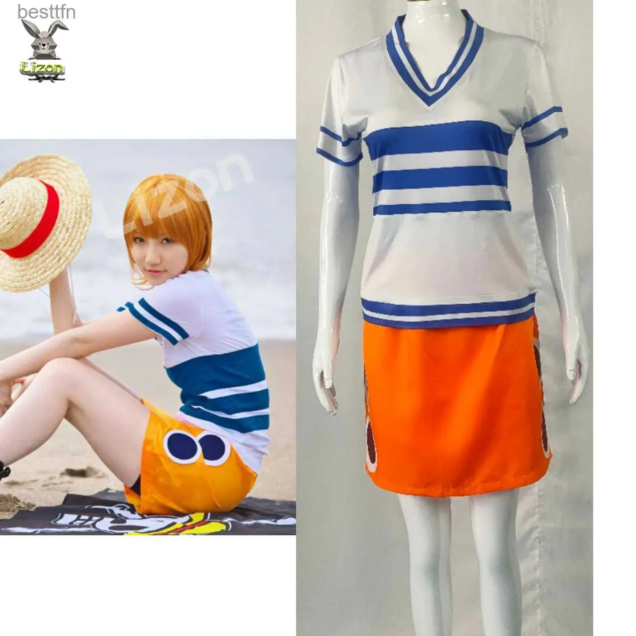 Theme Costume Anime Cos Nami Cosplay Outfit Two Years Ago Halloween ...