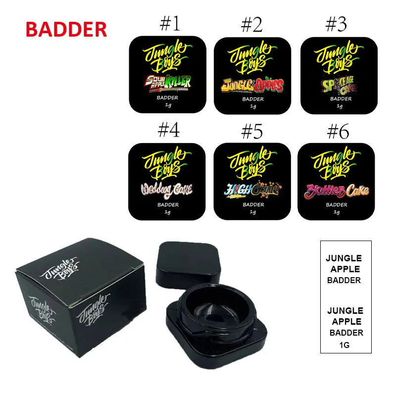 Wholesale Badder Jungle Boys 9ML Unbreakable Split Glass Jar With Box ...