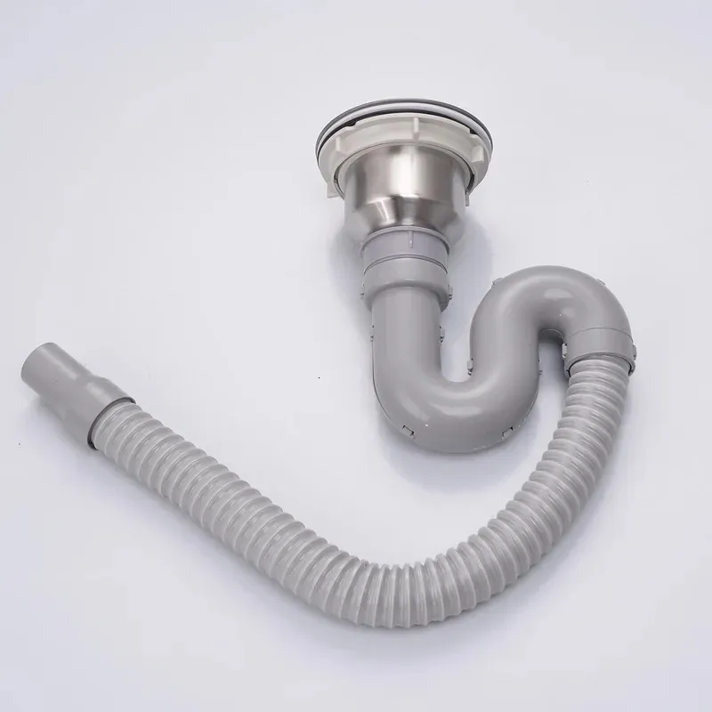Temkunes Kitchen Sink Drain Assembly w/ Strainer & Basket, Stainless ...