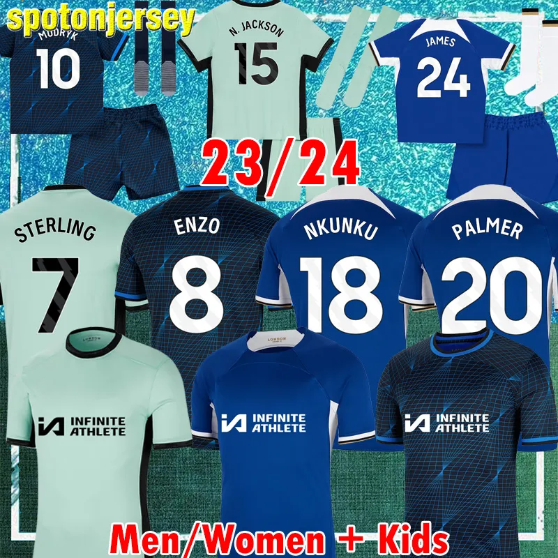 23 24 Mash Up Kits CFC Soccer JerseyS JOAO FELIX PULISIC MOUNT STERLING ...