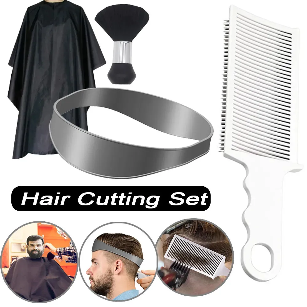 Professional Barber Hair Clipper Combs Set, DIY Home Trimming Clipper ...