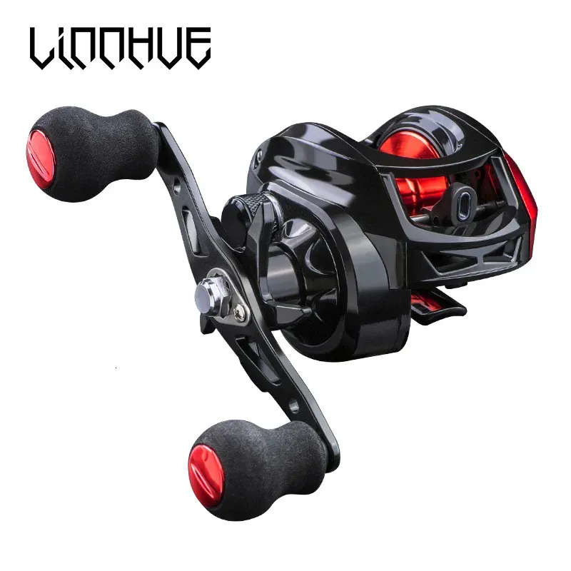 LINNHUE Baitcasting Reel: 6.37.2 Gear Ratio, 18KG Max Drag, Ideal For Bass Fishing In Ocean ...