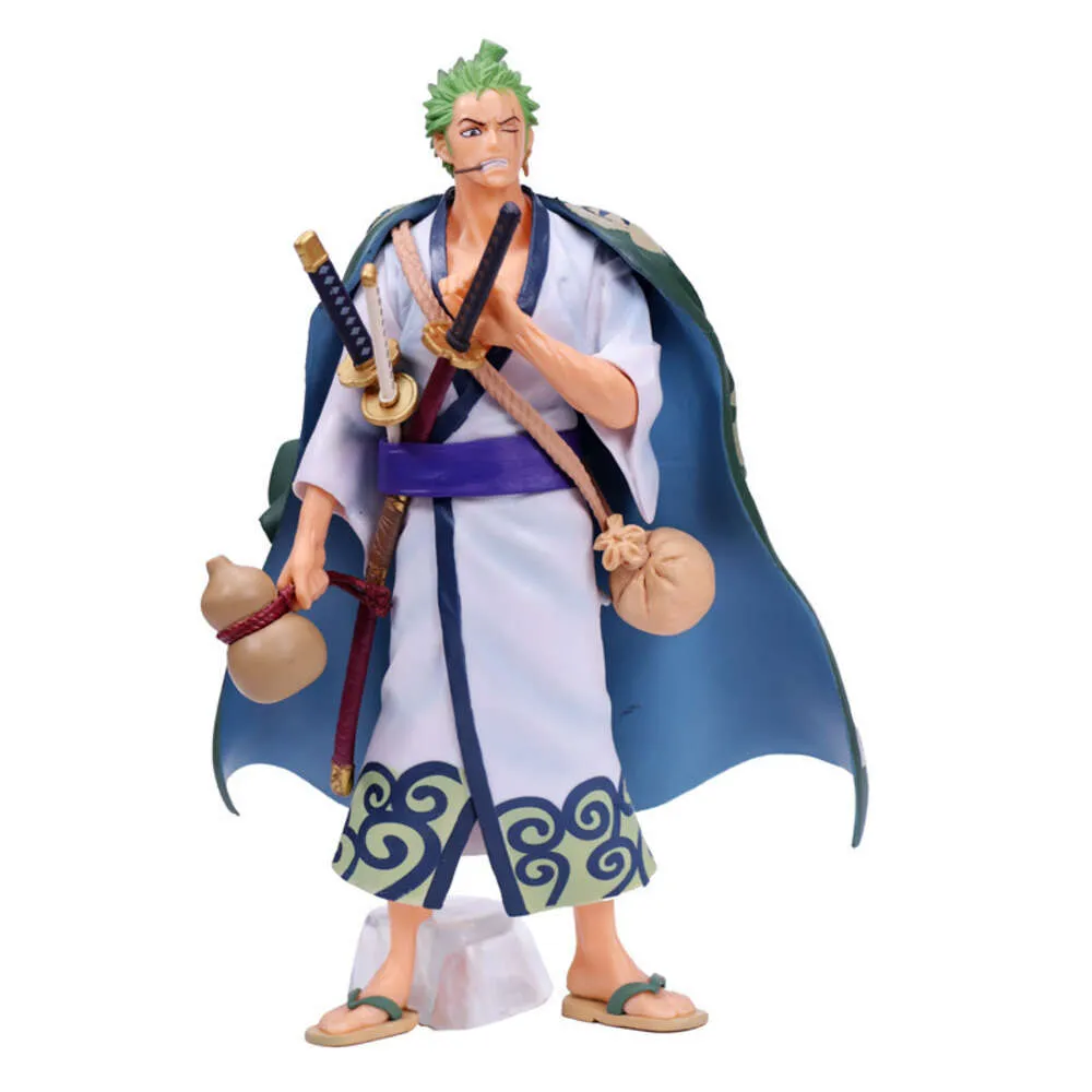 Kimono Roronoa Zoro Phanatic Halloween Costume 28cm PVC Collectible ...