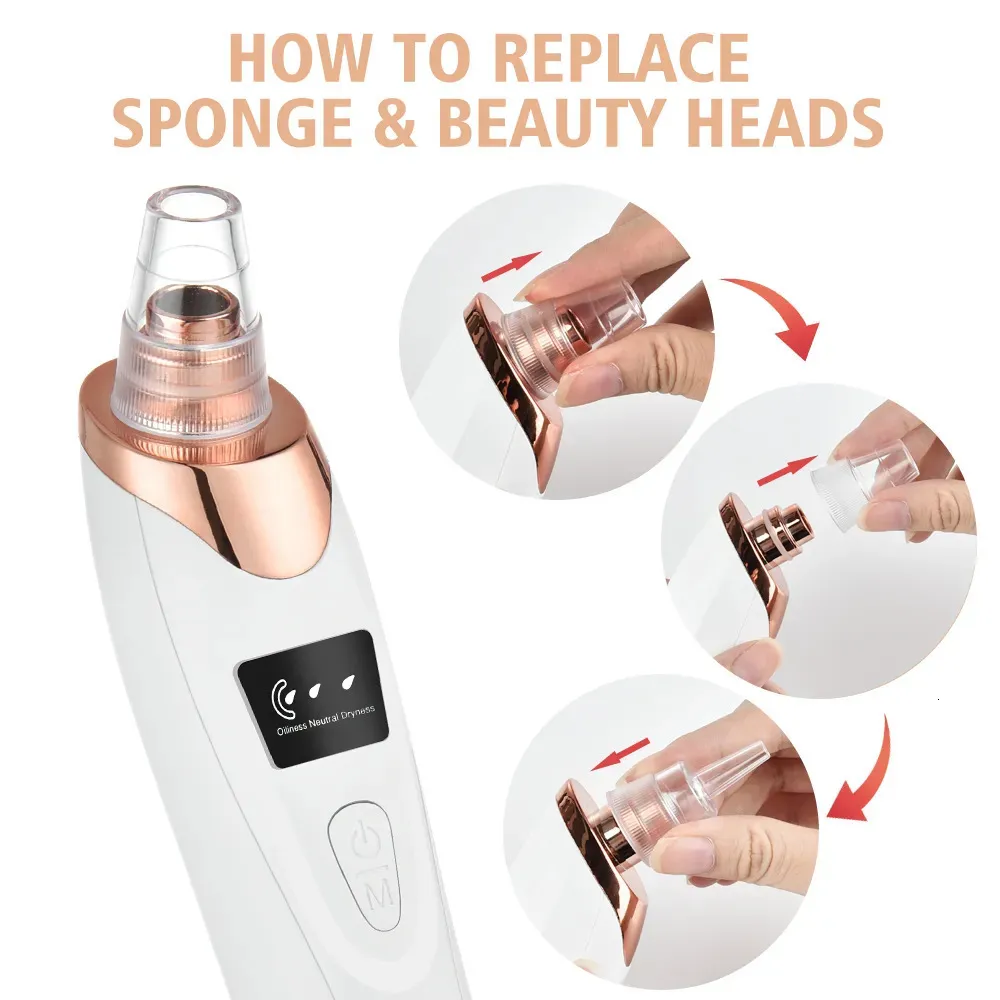 Premium Pore Cleaner Vacuum: Blackhead Remover Tool for Clearer Skin ...