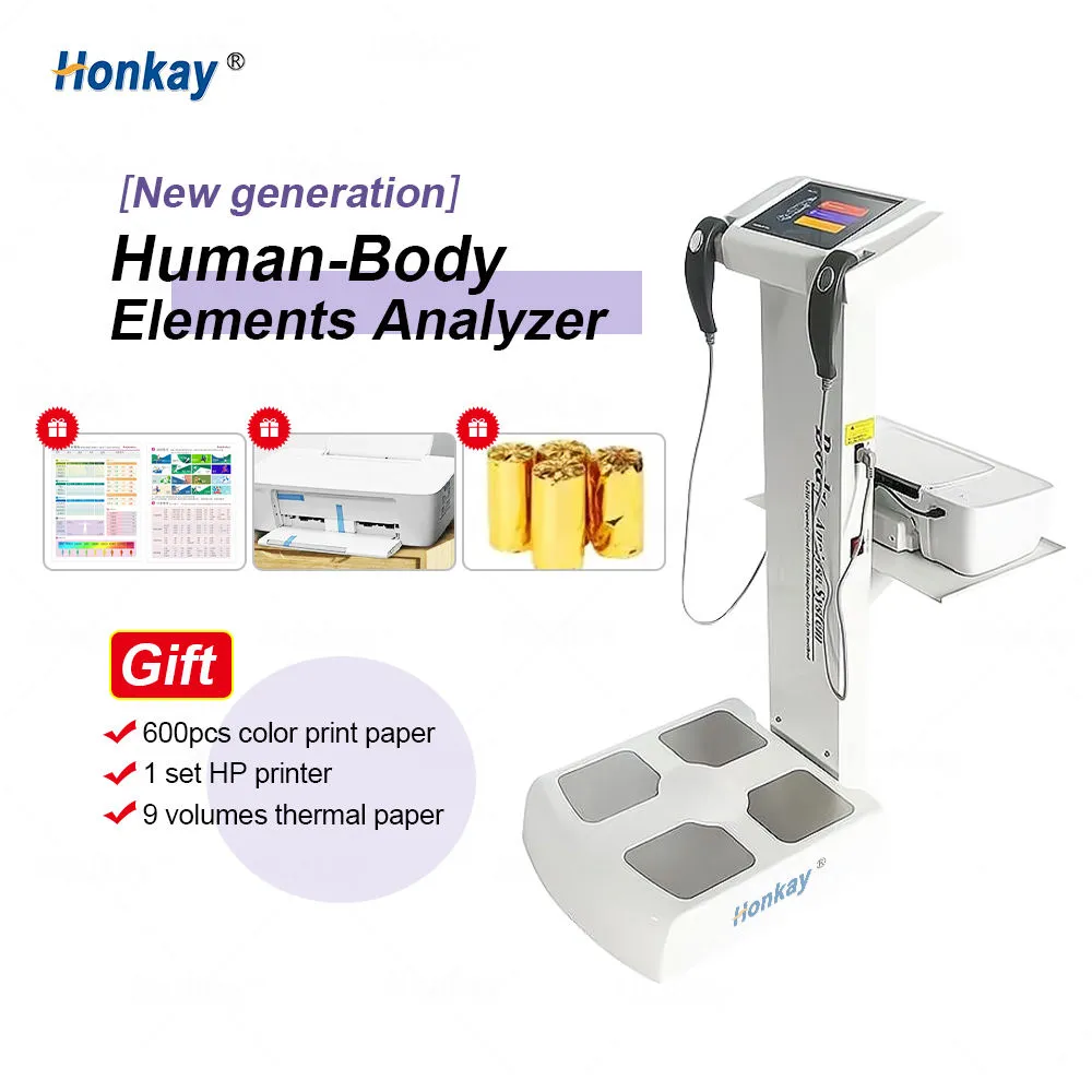 Portable Bmi Full Body Composition Scanner With Color Printer For ...
