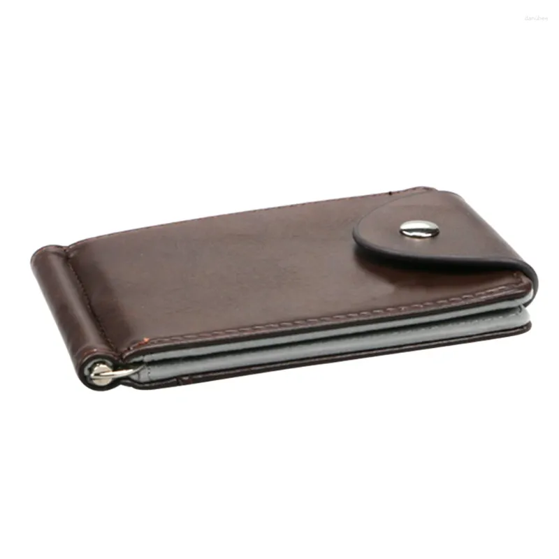 DHgate.com:Stylish PU Leather Compact Mens Wallet with Buckle: Durable ...