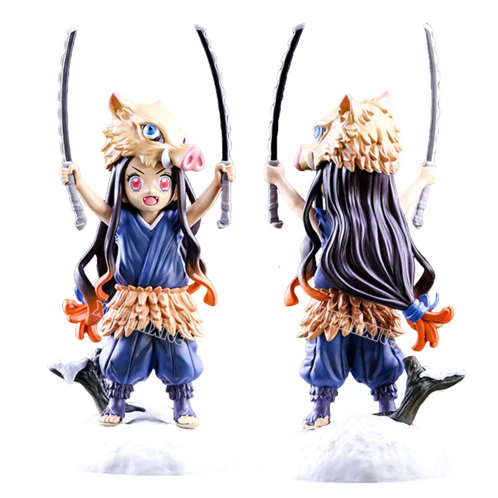 Finger Toys Demon Slayer Action Figures 20cm Kamado Nezuko & Hashibira ...