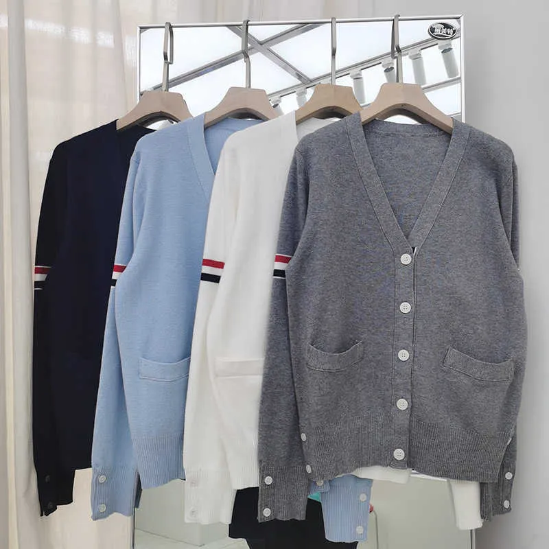 DHgate.com:British Style V-Neck Long Sleeve Knitted Cardigan Sweater ...
